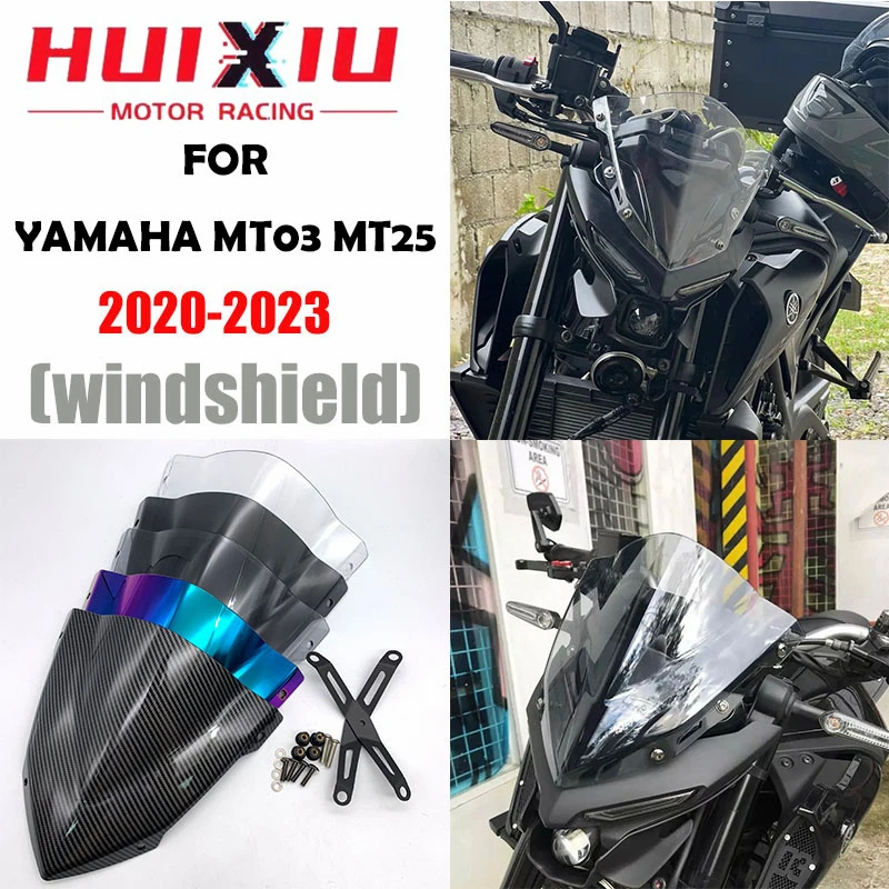 Motorcycle-modification-front-windshield-visor-wind-shield-for-YAMAHA ...