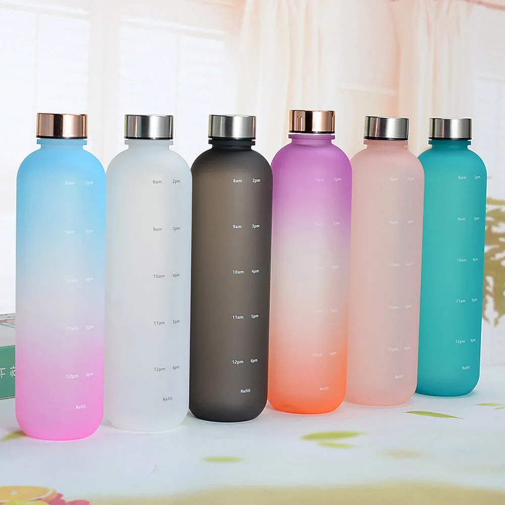 1L-Gradient-Color-Water-Bottle-With-Time-Stamp-Scale-For-Sports ...