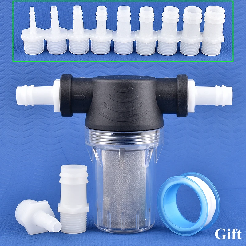 Garden Water Filter 1/2"To 4~20mm Plastics Pagoda Joints Aquarium Fish ...