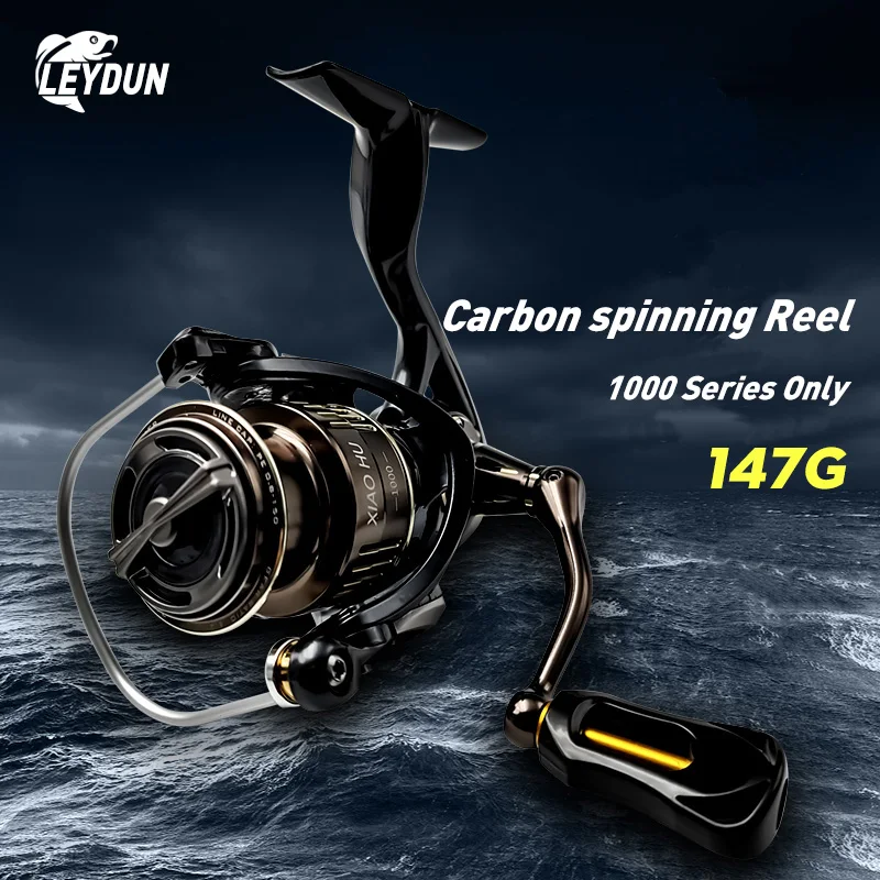 LEYDUN New FOX Micro Ultralight Spinning Fishing Reels 1000series 147g Freshwater And Saltwater ...