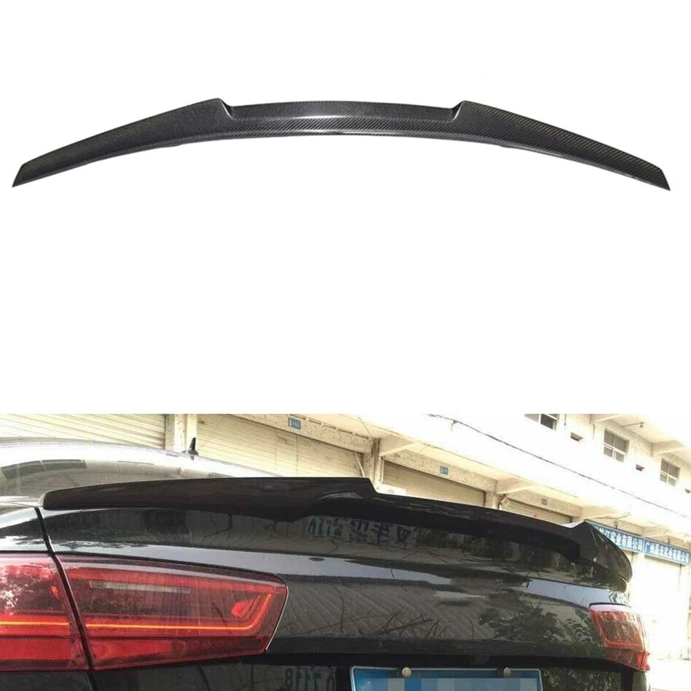 Rear-Spoiler-Wing-For-Audi-A6-C7-Sedan-2012-2018-M4-V-Style-Carbon ...