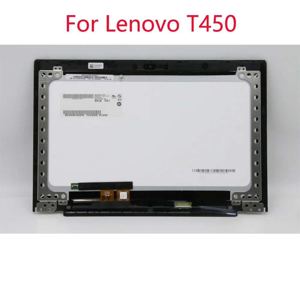 For Lenovo ThinkPad T450 Screen Laptop LCD Touch Display Assembly ...