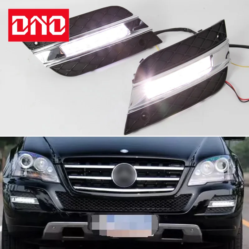 Car-LED-DRL-12V-Daylights-For-Mercedes-Benz-ML350-2010-2011-Auto ...