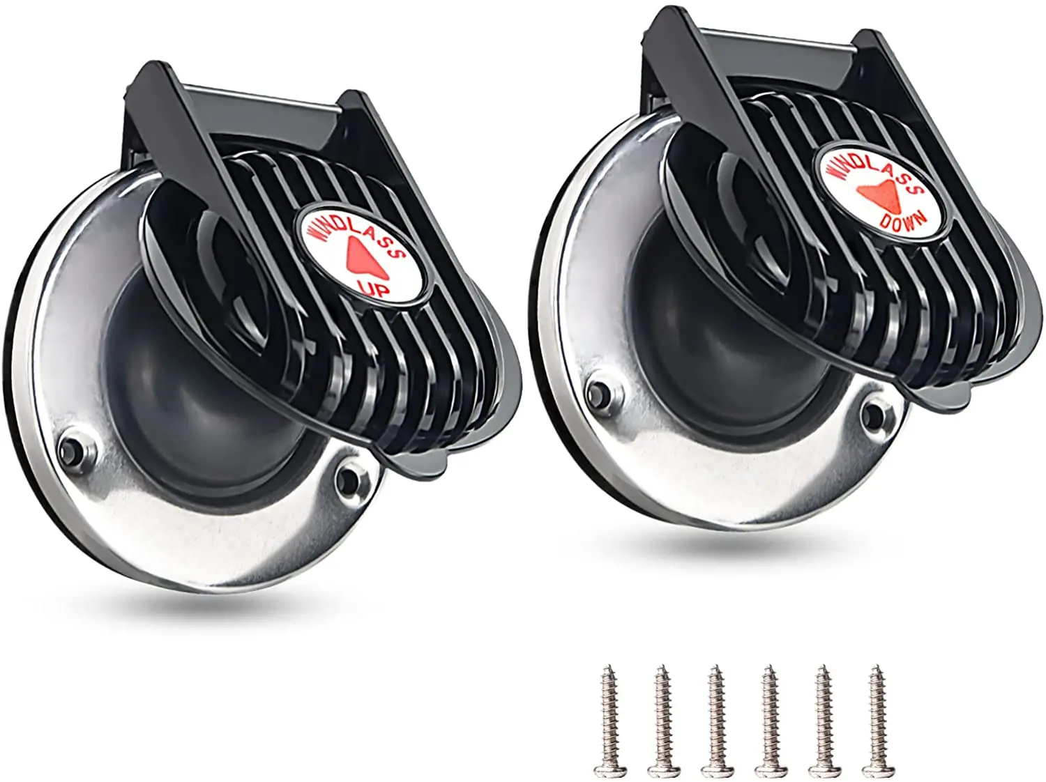 ANHEART Marine 1 Pair Anchor Winch Contains 1 Up And 1 Down For Boat ...