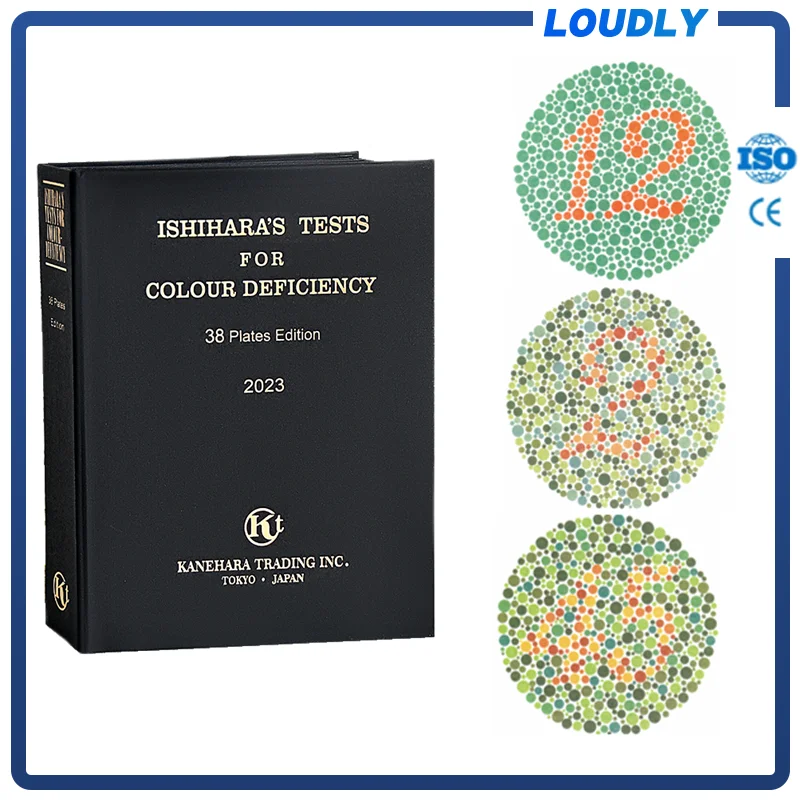 2023 Year New Ophthalmic Optical Optometry Ishihara Book 38 Plates ...