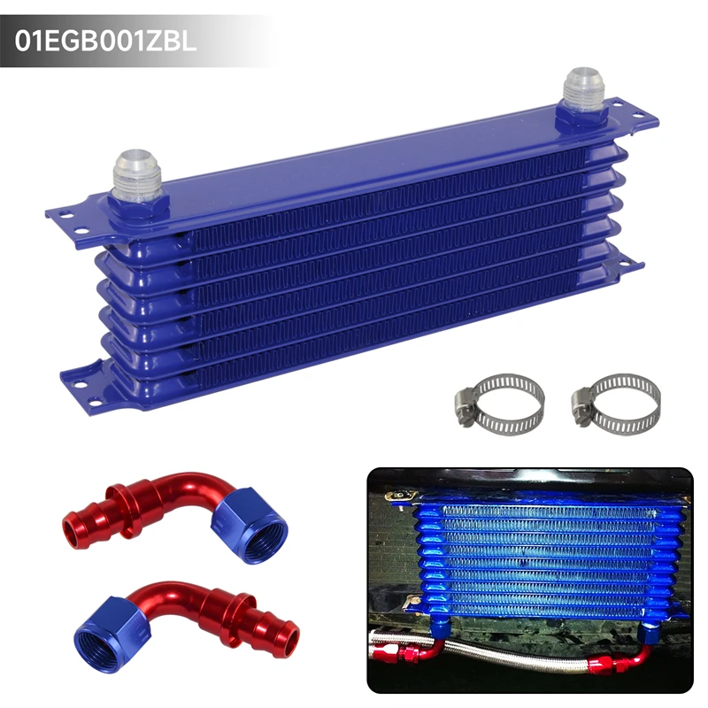 Universal-AN10-Racing-Oil-Cooler-7-Row-262MM-7-8-14-UNF-Engine ...