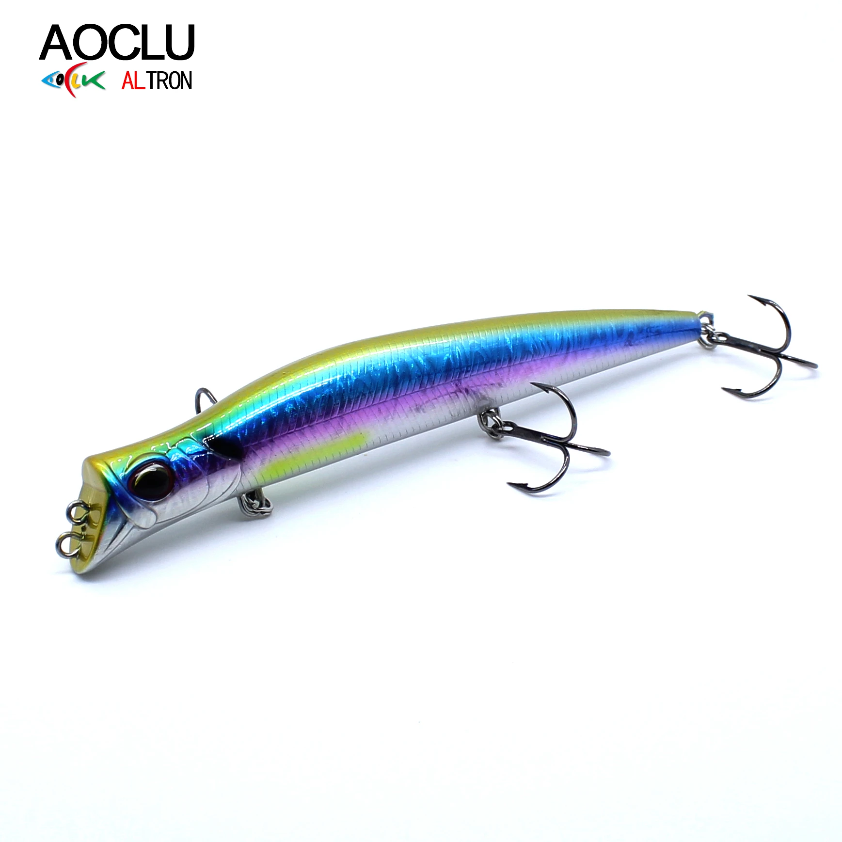 AOCLU-Topwater-Hybrid-130mm-17-5g-Pencil-Stick-Hard-Bait-Wobbler-Rattle ...