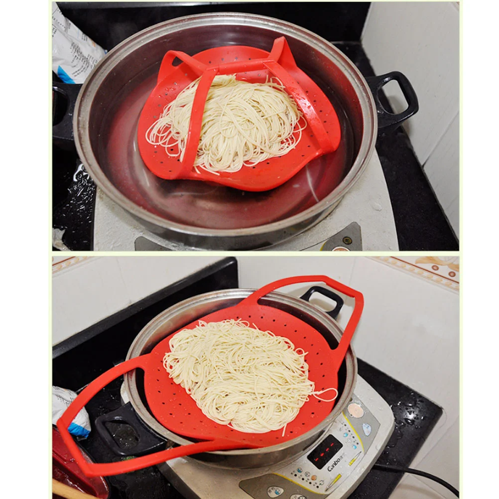 Foldable Silicone Food Steamer Basket Vegetable Steamer for Healthy ...