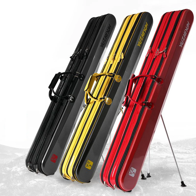 130cm Hard Shell Fishing Rod Bag Fishing Rods Carry Case Outdoor Gears ...