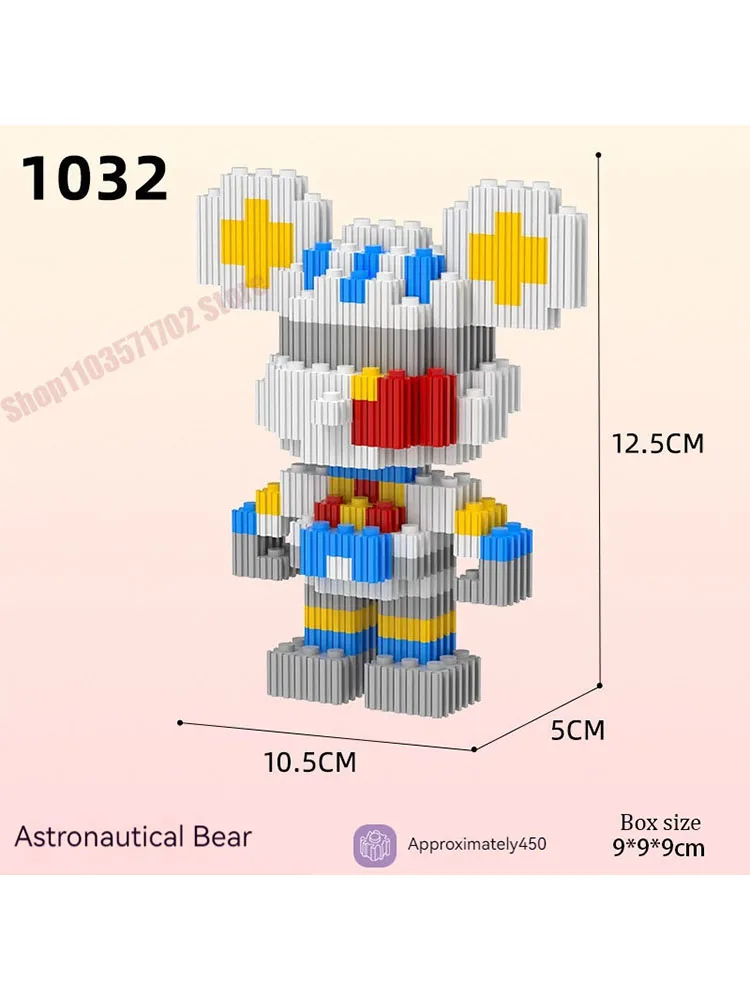 UKBOO-City-Micro-Bearbrick-Model-Building-Blocks-Mini-Diamond-Bricks ...