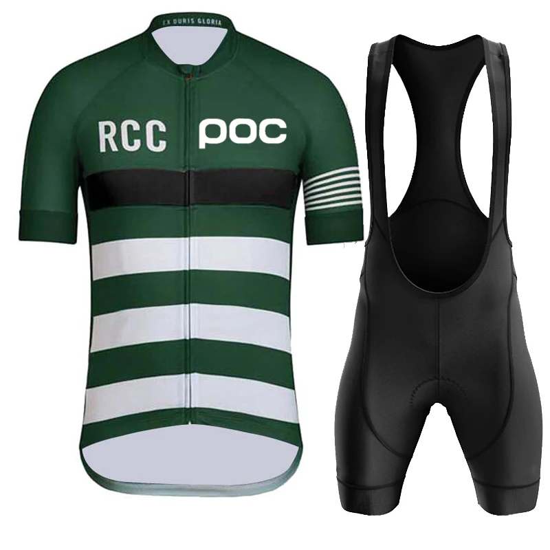 RCC-POC-Cycling-Jersey-Set-Summer-Short-Sleeve-Breathable-Black-MTB ...