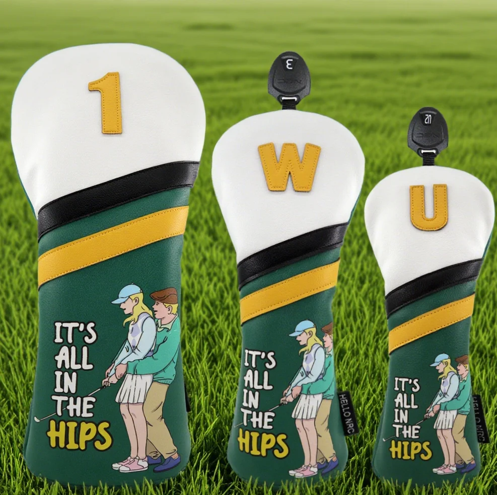 1pc Golf Head Covers for Driver & Woods - Premium PU Material Head ...