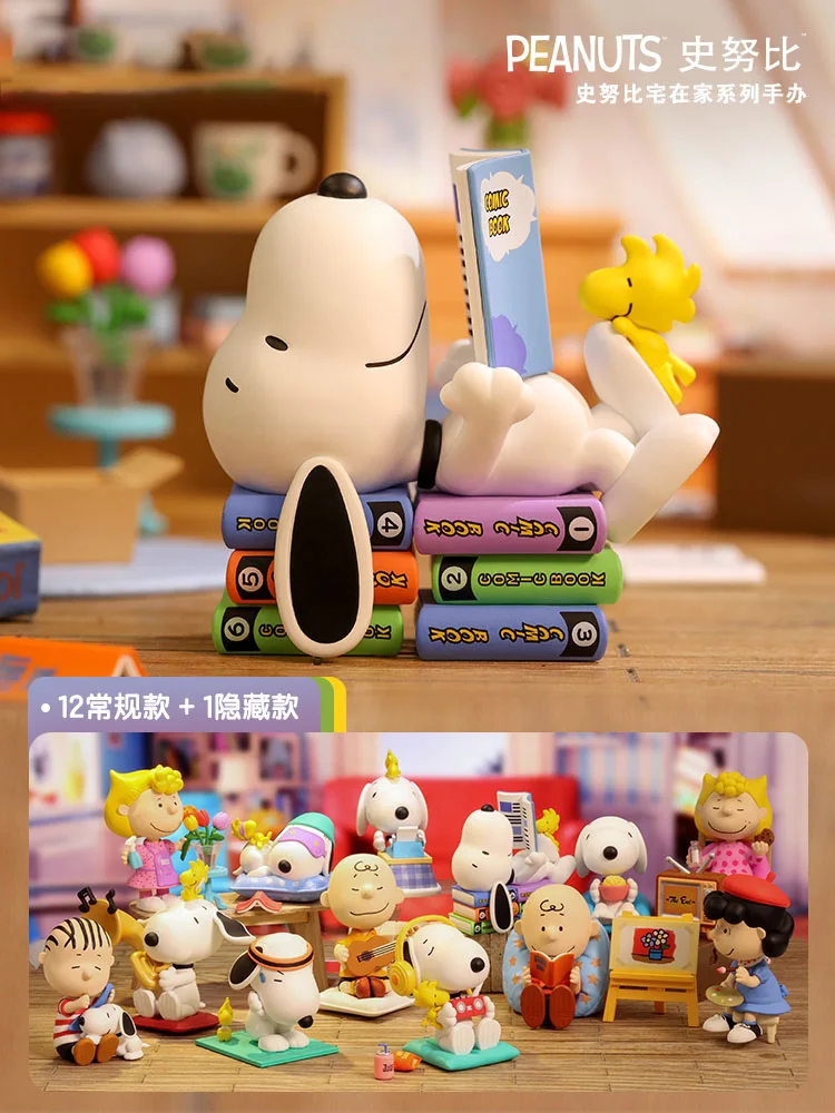 Snoopy-Stay-At-Home-Series-juguete-de-dibujos-animados-hecho-a-mano ...