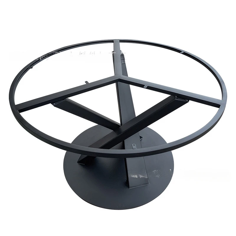 Iron-round-table-legs-metal-marble-table-frame-round-tble-office-tabe ...