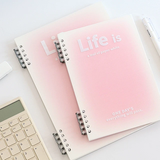 A5 Loose Leaf Korean Binder, 40% OFF