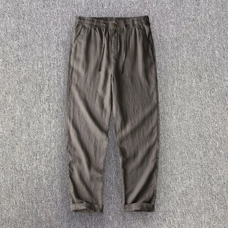 Men-s-Drawstring-Linen-Pants-Casual-Spring-Summer-Loose-Drape-Straight ...
