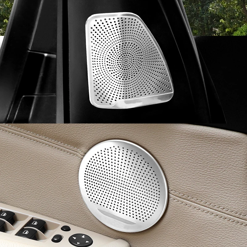 For-BMW-X5-X6-E70-E71-Car-Styling-Interior-Car-Audio-Speaker-Cover-Trim ...