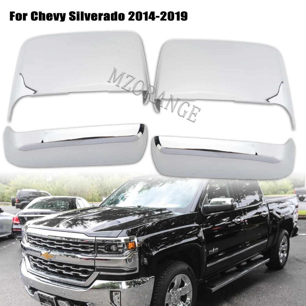 Rearview-Mirror-Cover-Set-For-Chevrolet-Silverado-GMC-Sierra-2014-2015 ...
