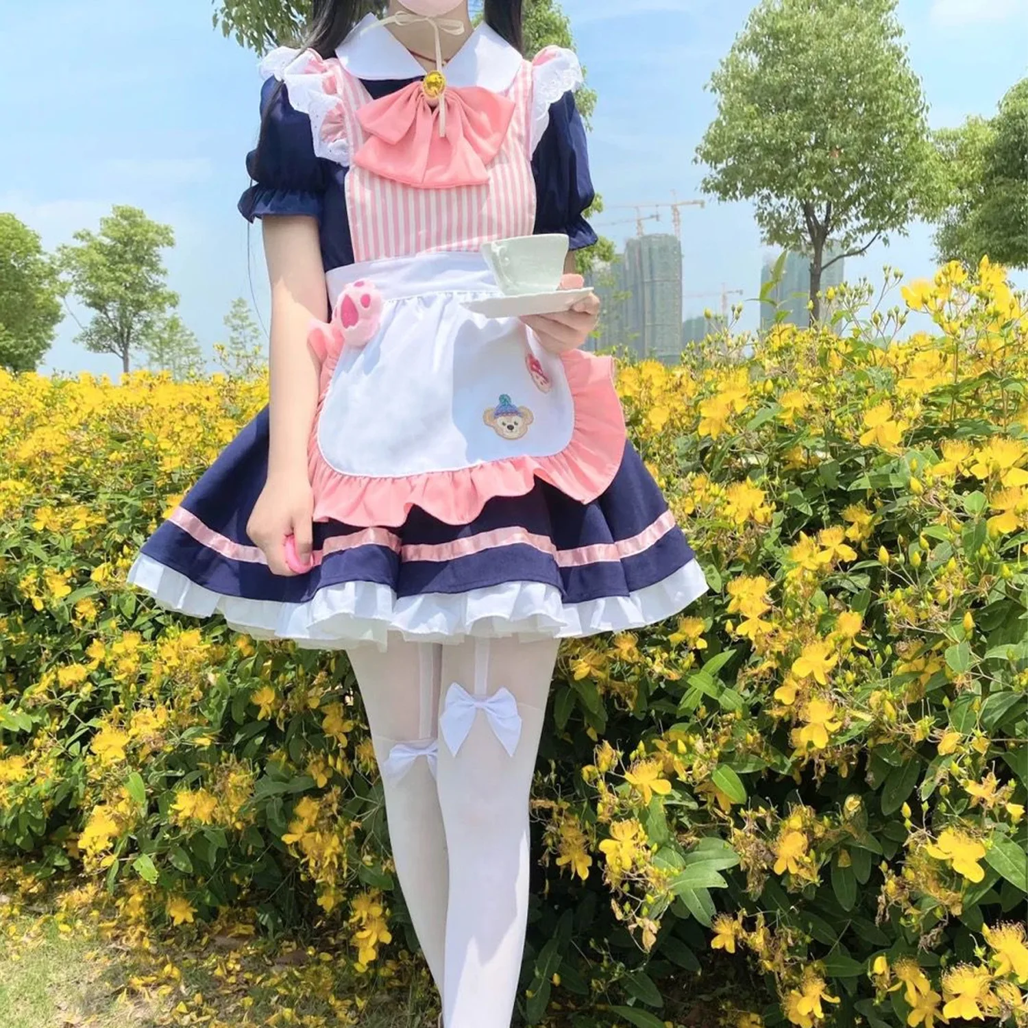 Blue Maid Cafe Outfits