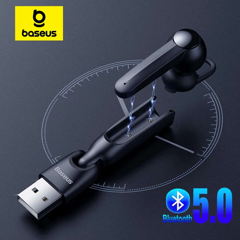 Baseus-Bluetooth-Earphone-Magnetic-Single-Handsfree-Earphone-Car ...