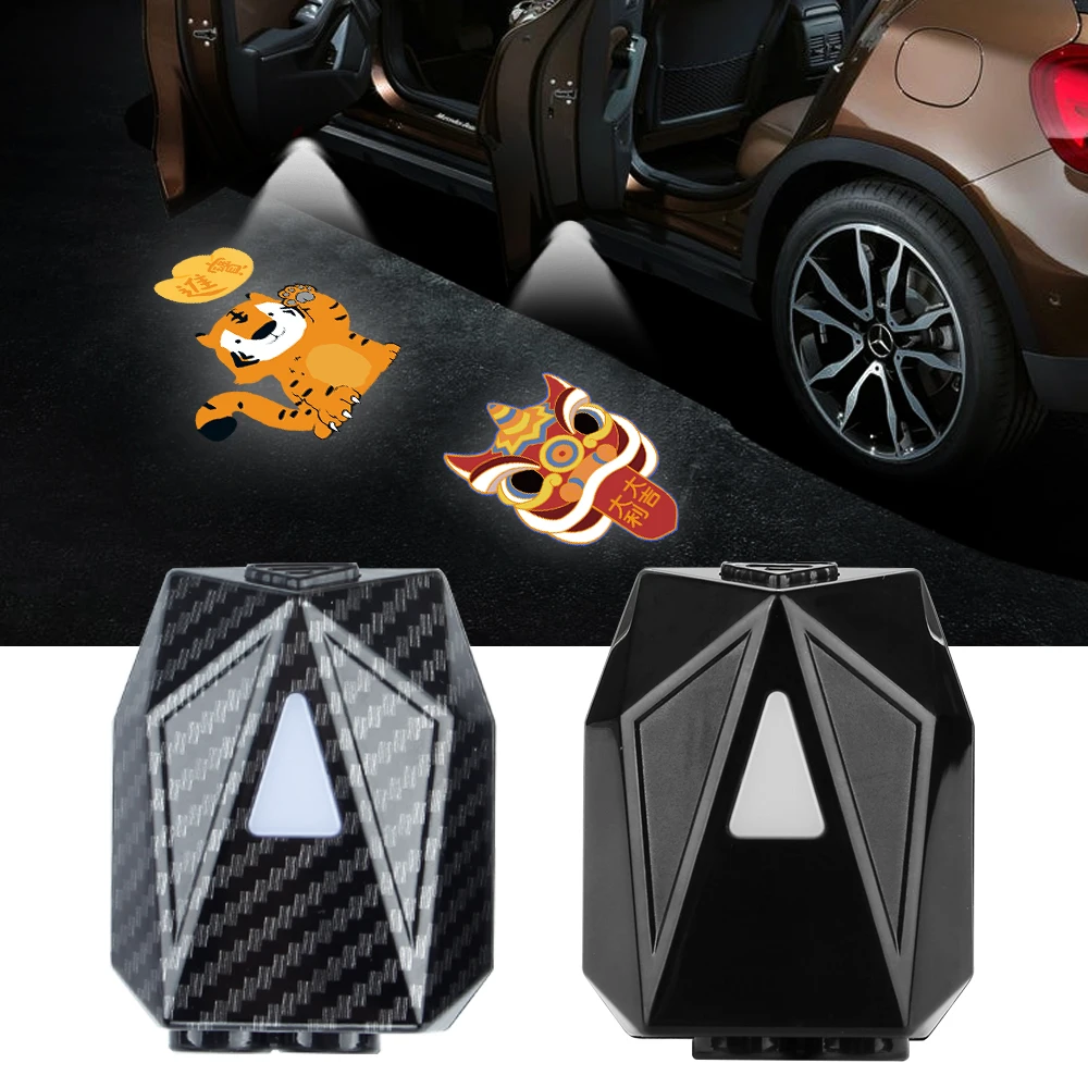 OKEEN Led Dynamic Door Welcome Light For Car led Shadow Laser Projector ...