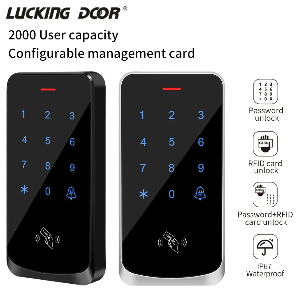 Access-Control-System-IP67-Waterproof-RFID-EM-Door-Lock-Opener-Keypad ...
