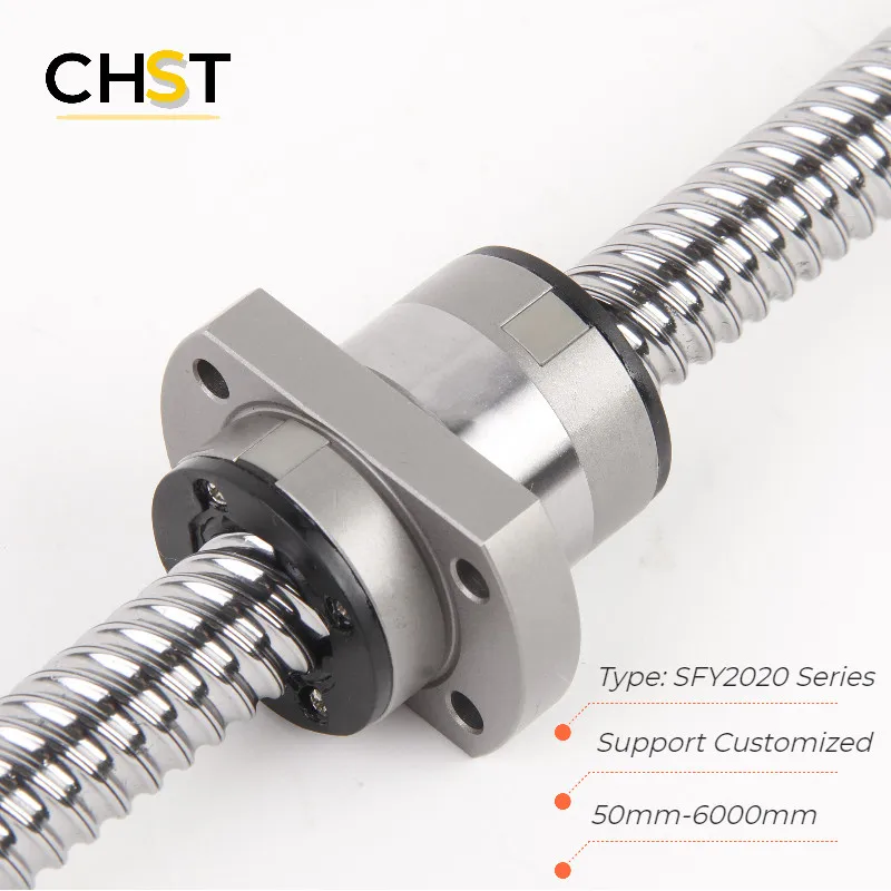 Tornillo-de-bola-SFY2020-1000mm-CNC-husillo-de-bolas-de-alta-velocidad ...