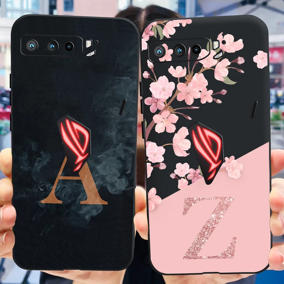 For Asus ROG Phone 3 Case ZS661KS I003DD I003D Stylish Letters Cover ...