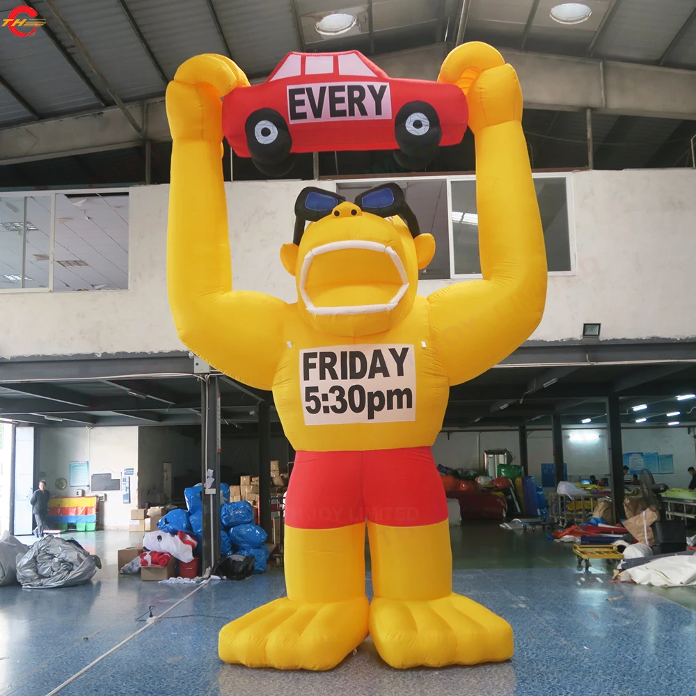 Free-Air-Shipping-4m-6m-8m-Inflatable-Gorilla-Cartoon-Model-Giant ...