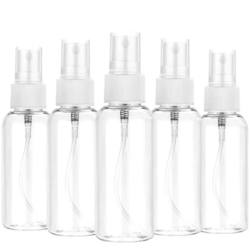 Transparent Clear PET Plastic Spray Bottles Traveling Perfume Liquid ...