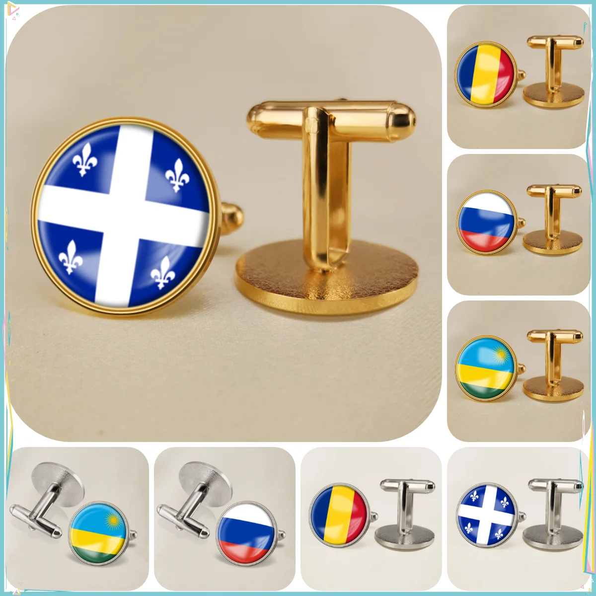 Quebec-Romania-Russian-Federation-Rwanda-National-Emblem-Flag-Cufflinks.png