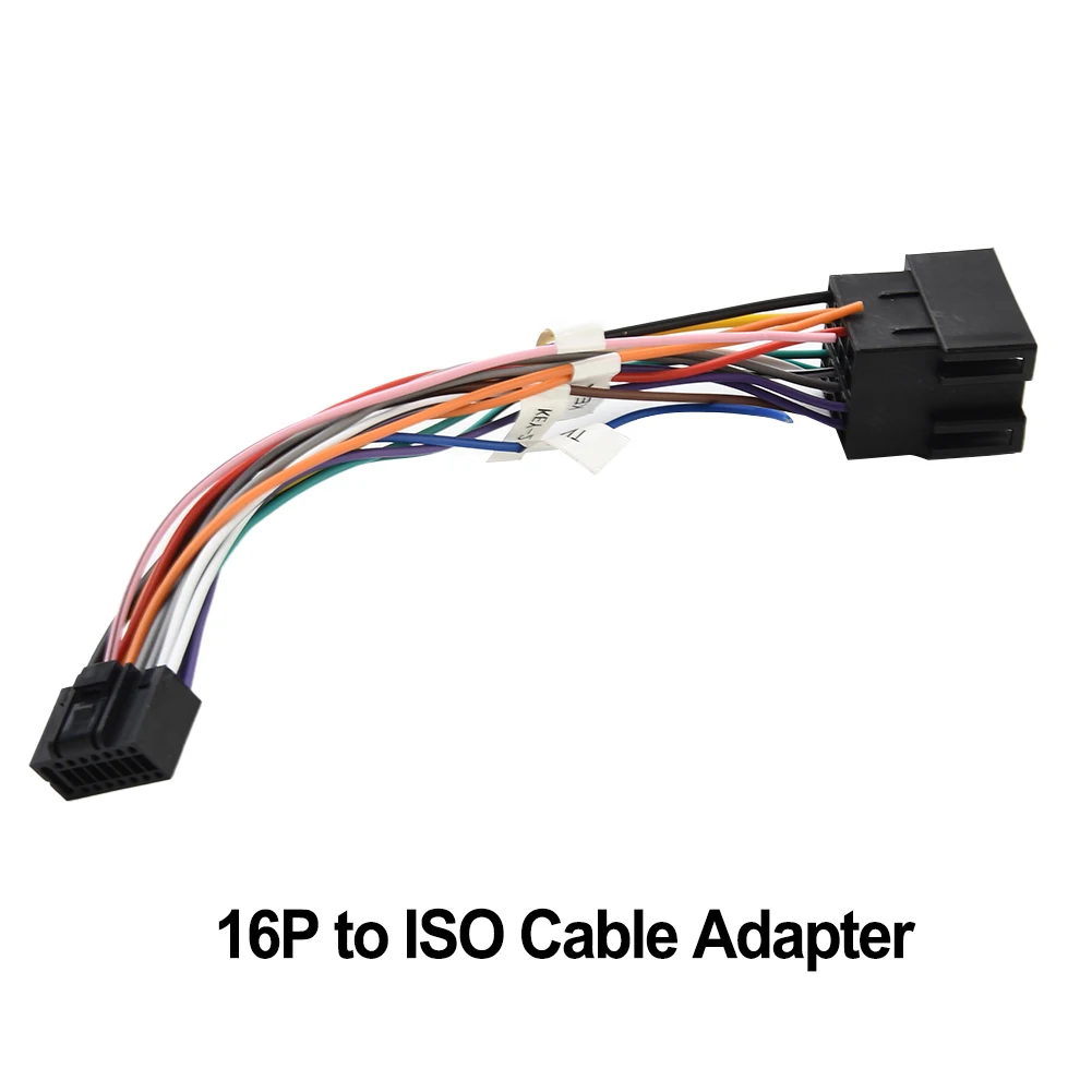 16-Pin-To-ISO-Cable-Adapter-16P-Male-Plug-To-Female-Connector-Wiring ...