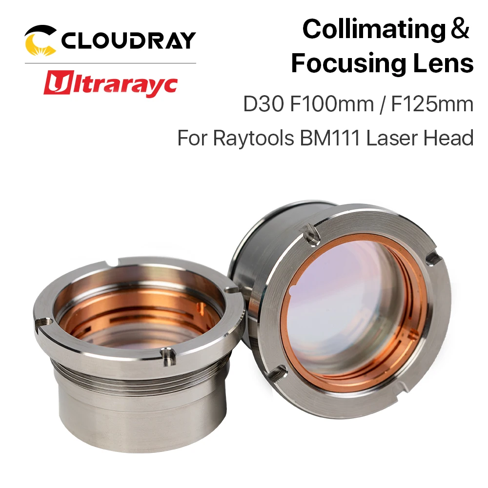 Ultrarayc-BM111-BM110-0-3KW-Collimating-Focusing-Lens-D30-F100-F125mm ...