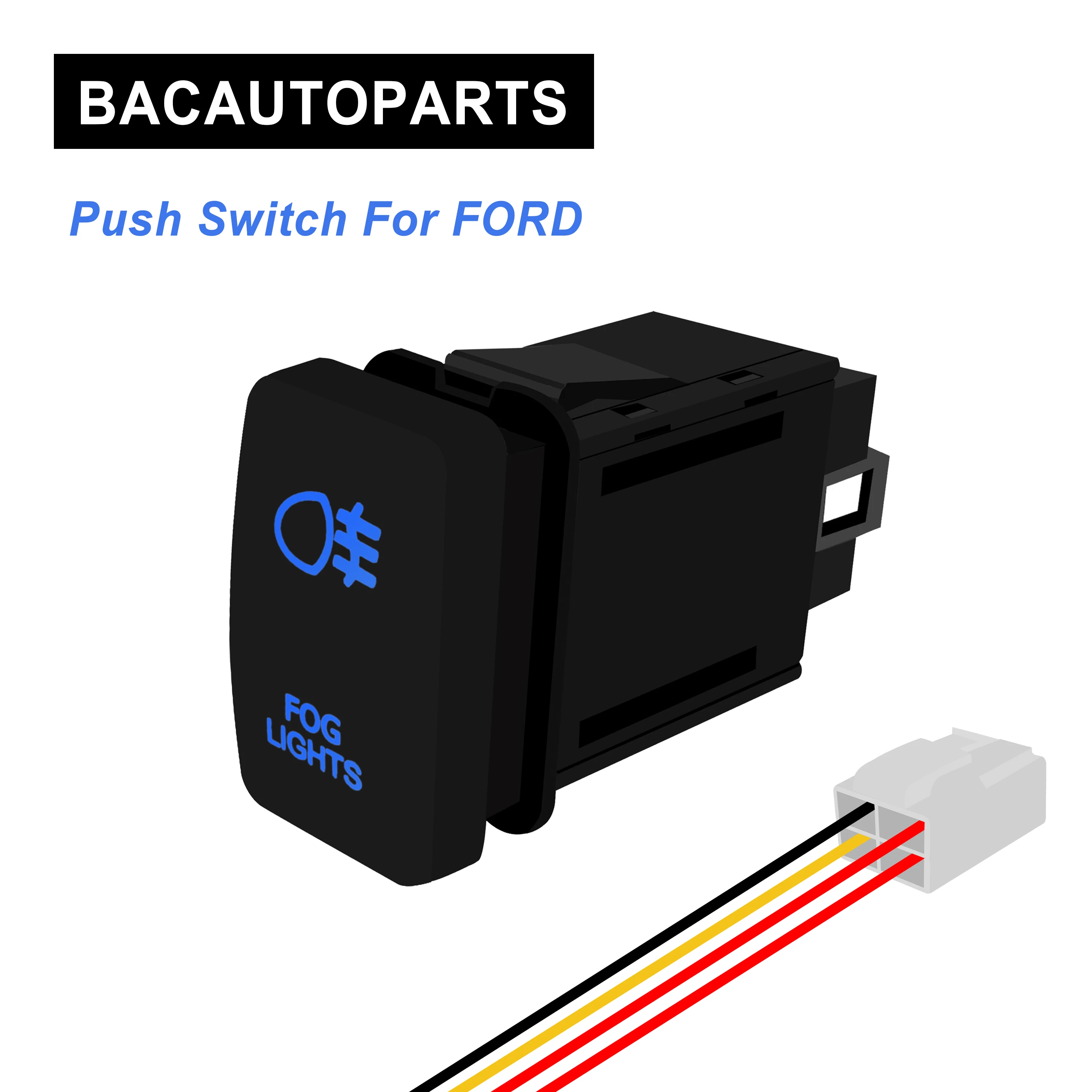 12V-Push-Button-Fog-Lights-ON-OFF-Illuminated-Switch-For-Ford-Ranger-PX ...