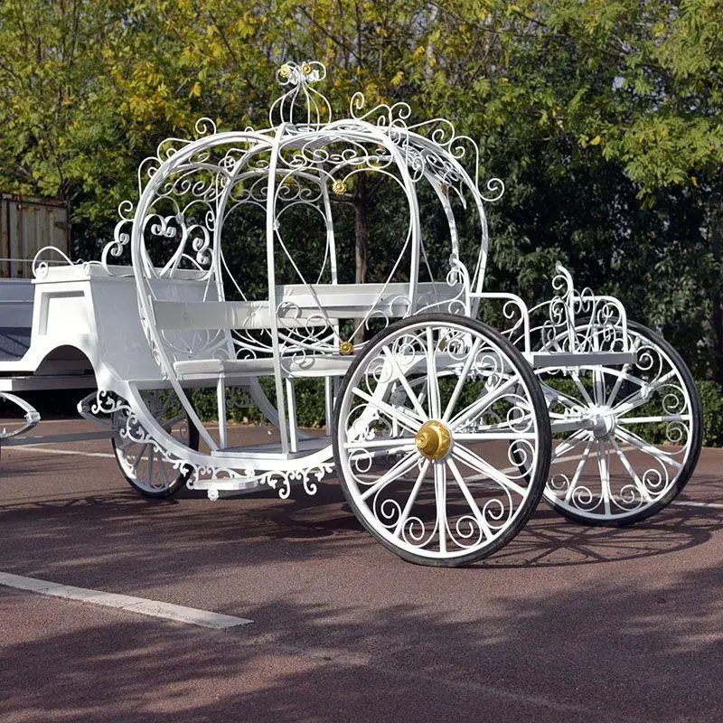 Wrought iron pumpkin carriage scenic spot film and television European ...
