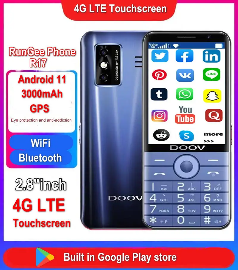 Rungee-R17-Smart-Touch-Screen-Phone-Wifi-2-8-Inch-2GB-16GB-Bluetooth-4 ...