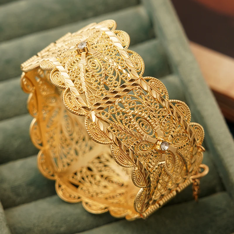 Moroccan Hand Bracelet Arabic Gold Jewelry Bracelet Women Gold Gold Hand Bracelets Bangles Aliexpress