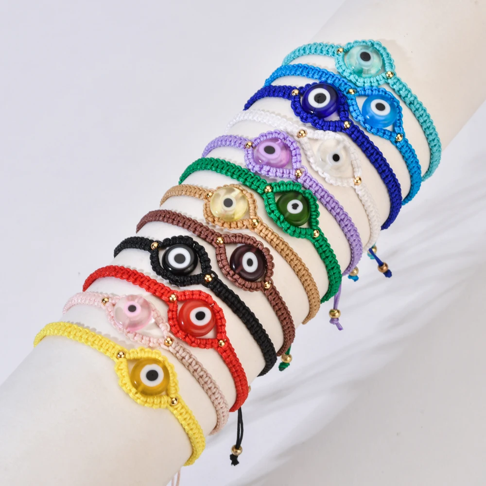 ZMZY Unique Greek Eye Bracelet Pulseras String Lucky Red Rope Jewelry ...