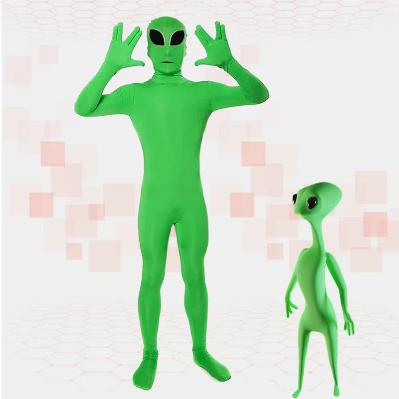New-Arrival-Extraterrestrial-Being-Cosplay-Costume-Green-Alien-Cos ...