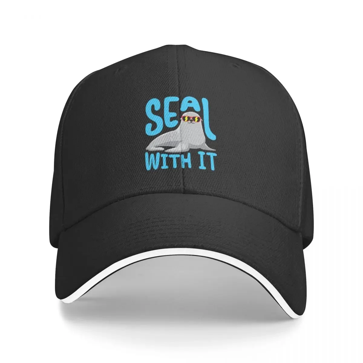 Seal-With-It-Seals-Sea-Life-Cap-Baseball-Cap-funny-hat-ny-cap-Golf-wear ...