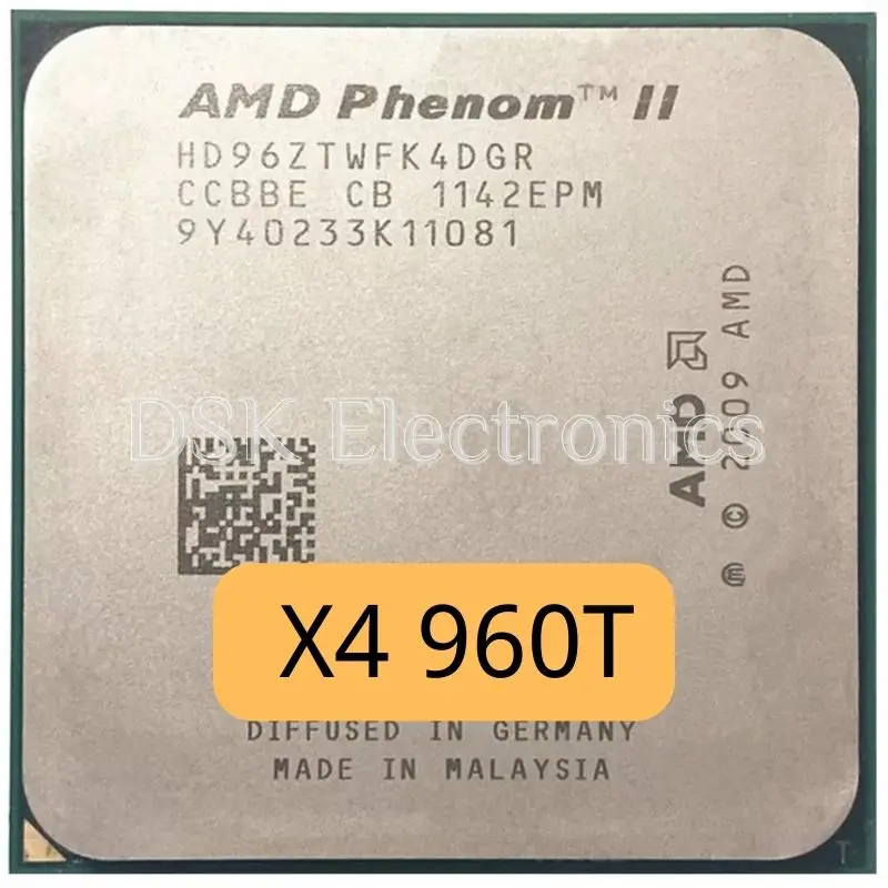 Amd Phenom Ii X4 960t 3.0 Ghz Quad-core Cpu Processor Hd96ztwfk4dgr ...