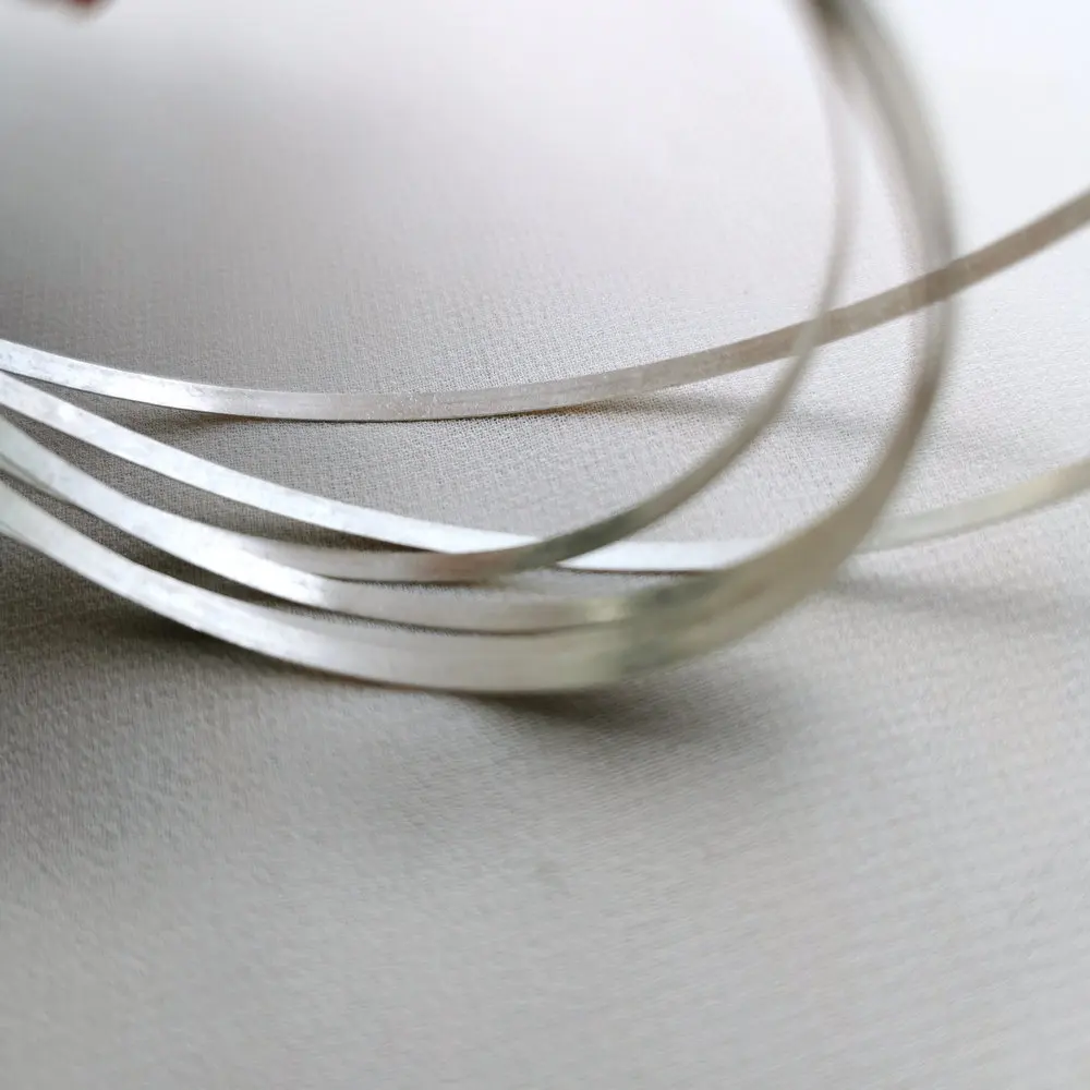50CM-S999-Pure-Silver-Flat-Wire-for-DIY-Fine-Jewelry-Making-Jewelry ...