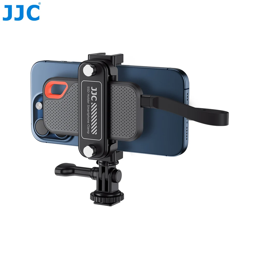 JJC-Vertical-Phone-Mount-Holder-SSD-Holder-With-Cold-Shoe-For-Mic-Light ...