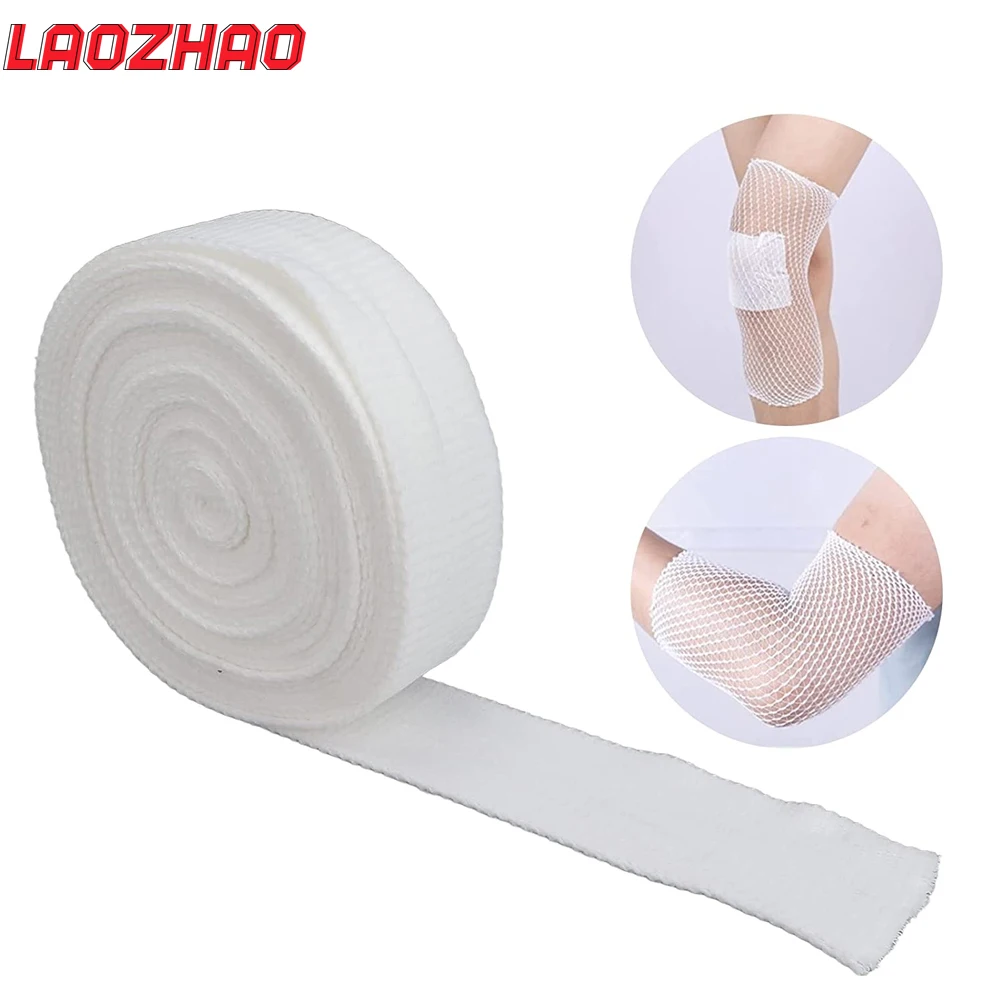 1 Roll Elastic Mesh Tubular Bandage - Breathable, Stretchable Wound ...