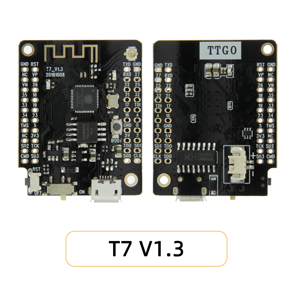 Lilygo® T7 Mini32 Placas De Desenvolvimento Esp32 Módulo Esp32-s3 Esp32-wroom Esp32-d0wdq6 ...
