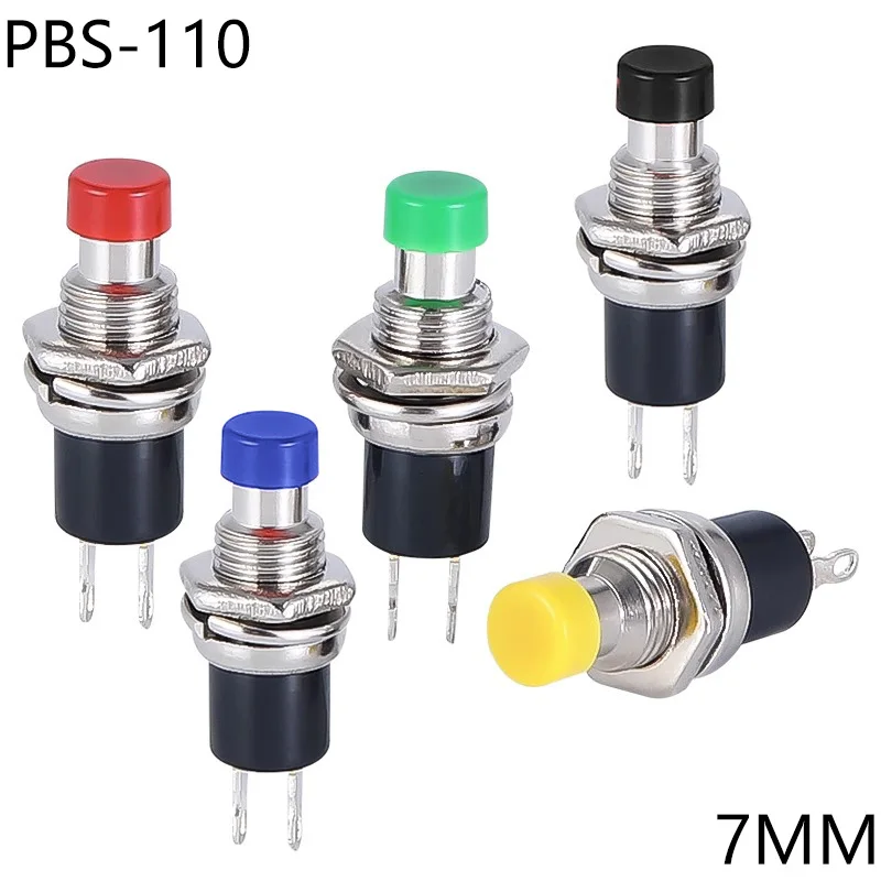 1-6-PCS-7MM-Mini-Round-Momentary-Push-Button-Switch-Press-The-Self ...