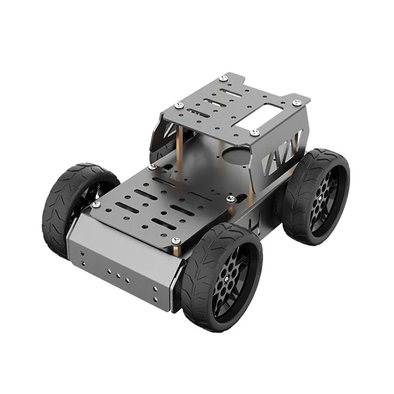 4WD-Regular-Mecanum-Wheel-Chassis-with-TT-Motor-Aluminum-Alloy-Frame ...