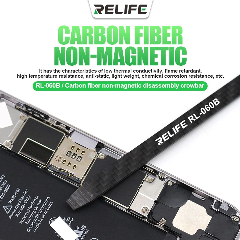 RELIFE-RL-060B-Phone-Repair-Tool-Anti-static-Carbon-fiber-non-magnetic ...