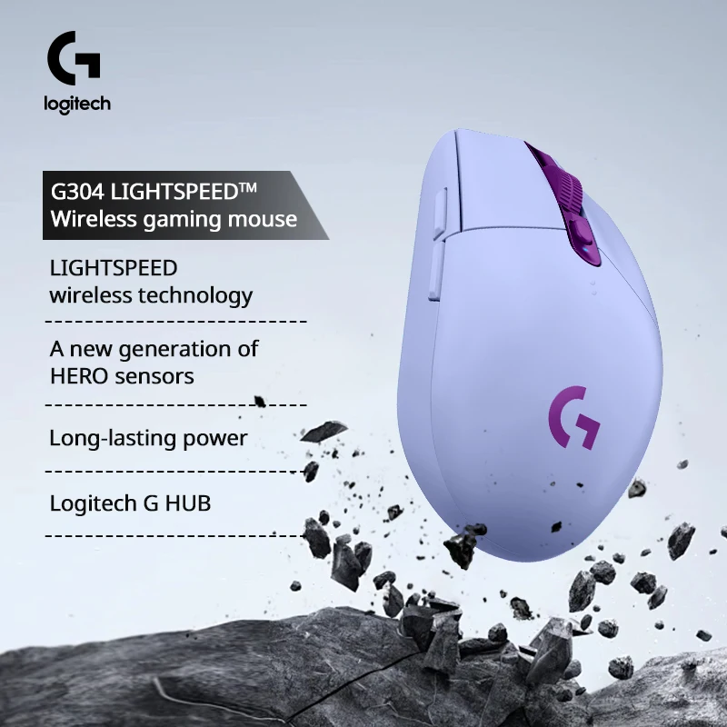 New Logitech G304 G305 6 Programmable Buttons Sensor 12000dpi Adjust ...