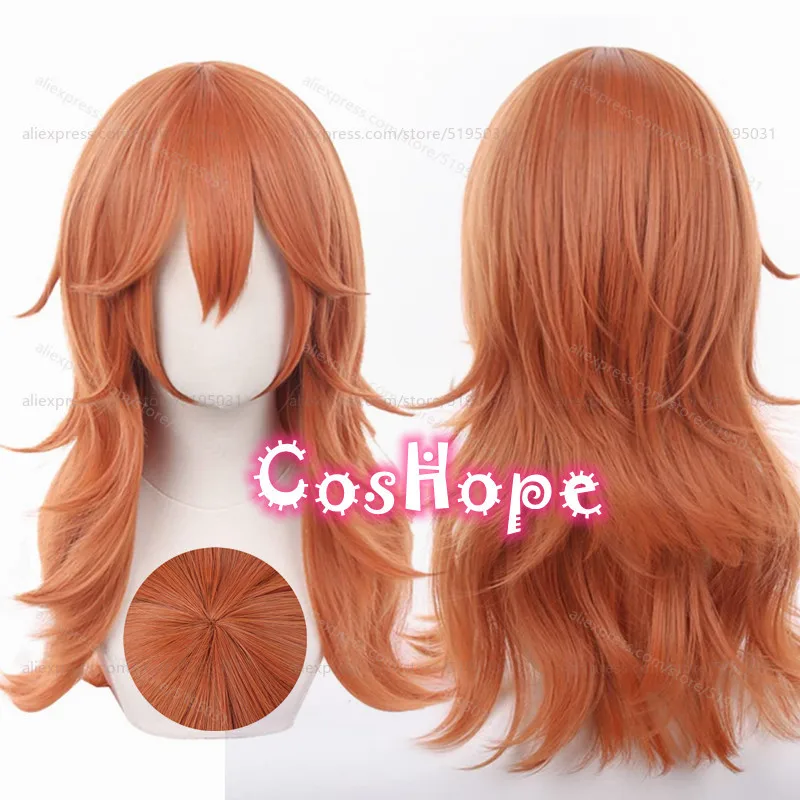 Angel Devil Cosplay Wig 60cm Long Orange Wig Cosplay Anime Cosplay Wigs ...